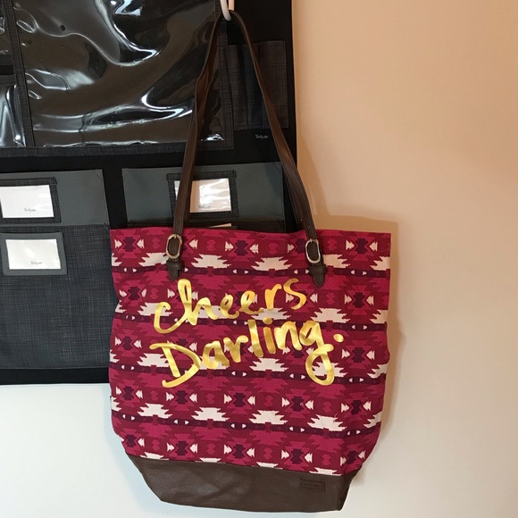 Sloane Ranger | Bags | Cheers Darling Aztec Tote Bag | Poshmark